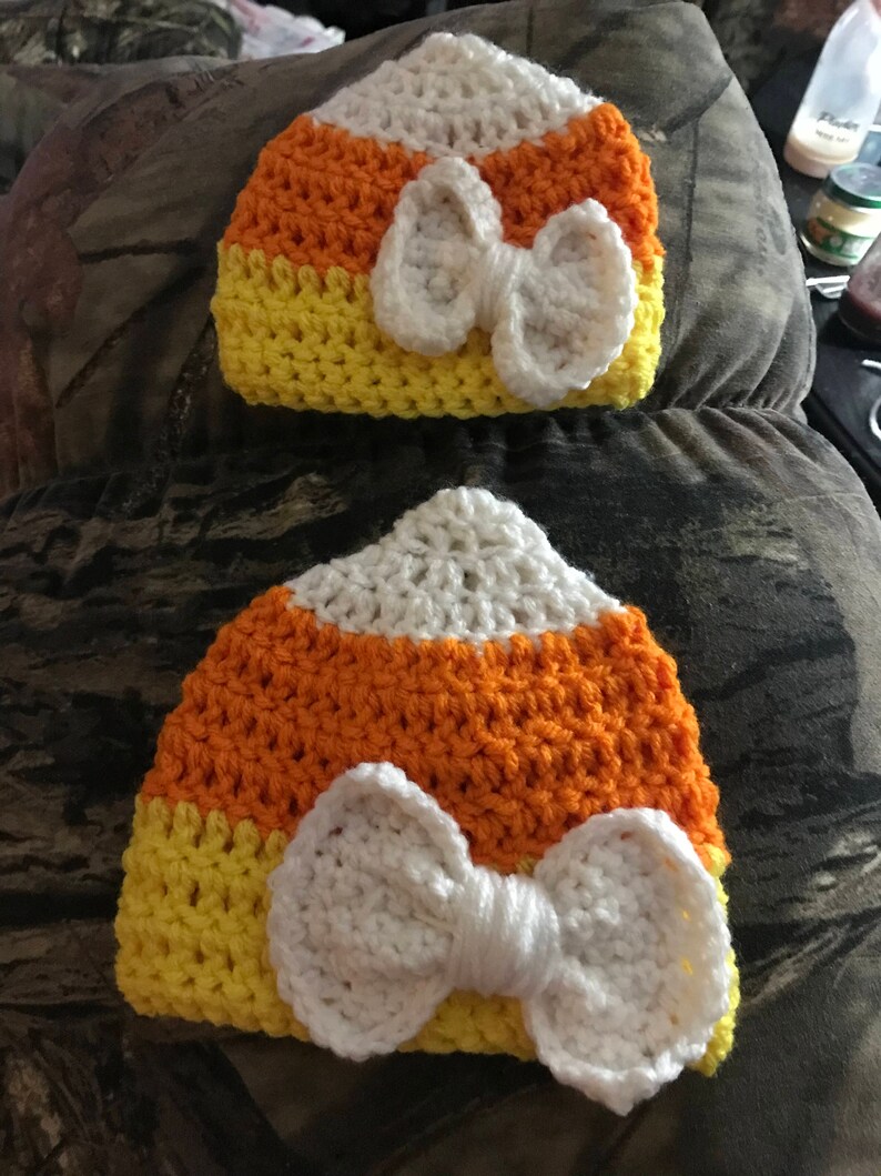 Crochet Candy Corn Hats - Etsy