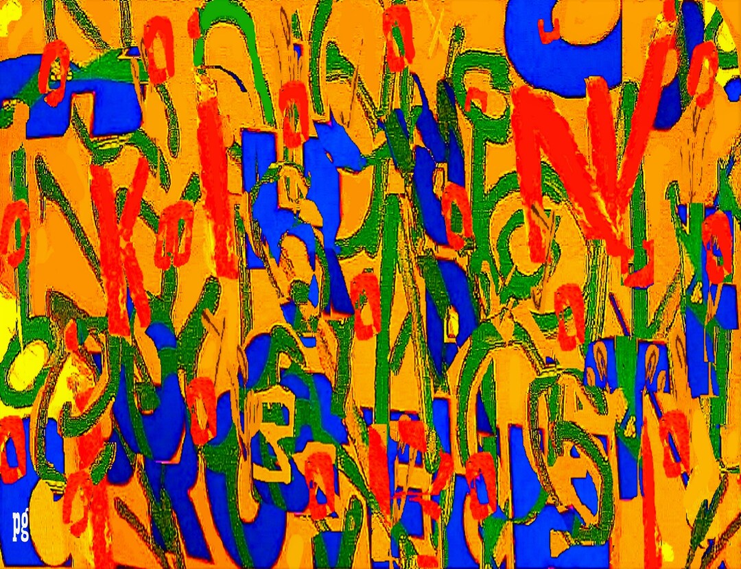 Red Cheerios and Alphabet Soup! (#print) Fine Art, Phil Gennuso Arts ...