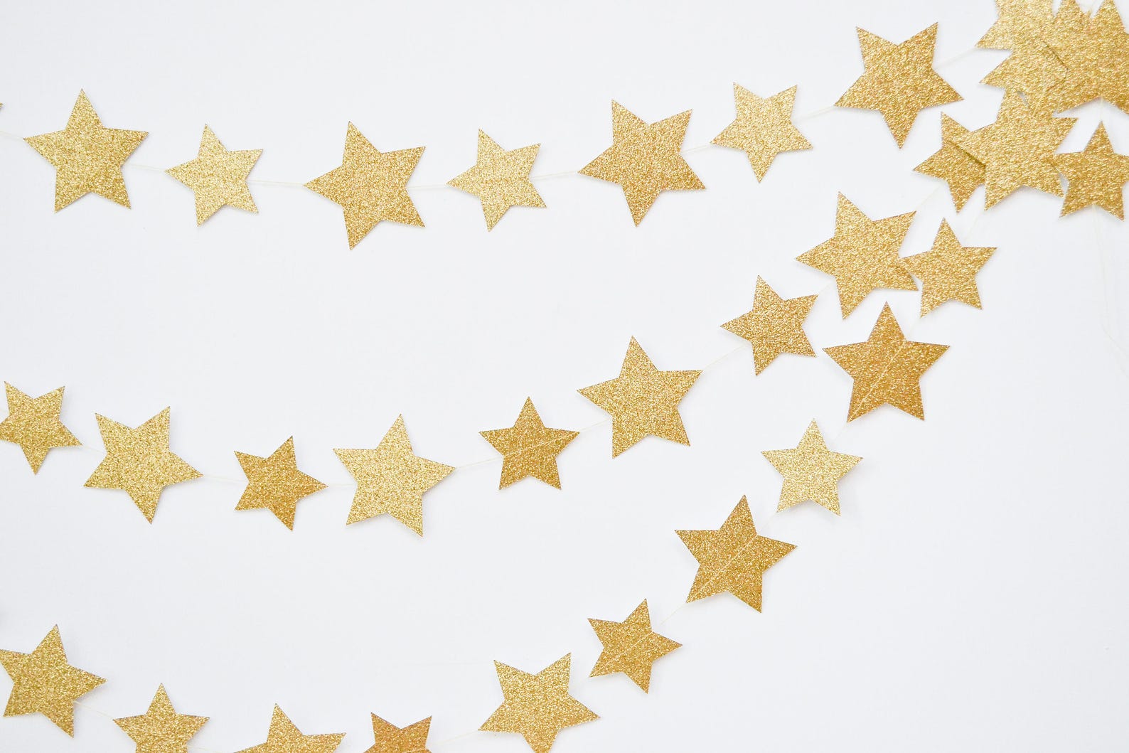 Star Garland Gold Star Garland Wedding Garland Paper | Etsy