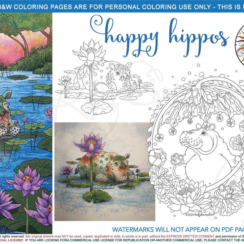 Coloring Pages Mammals - Etsy