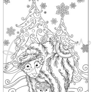 HOLIDAY BUNDLE: Download, Print, and Color Winter Illustrations, Adult ...