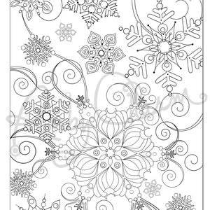 HOLIDAY BUNDLE: Download, Print, and Color Winter Illustrations, Adult ...