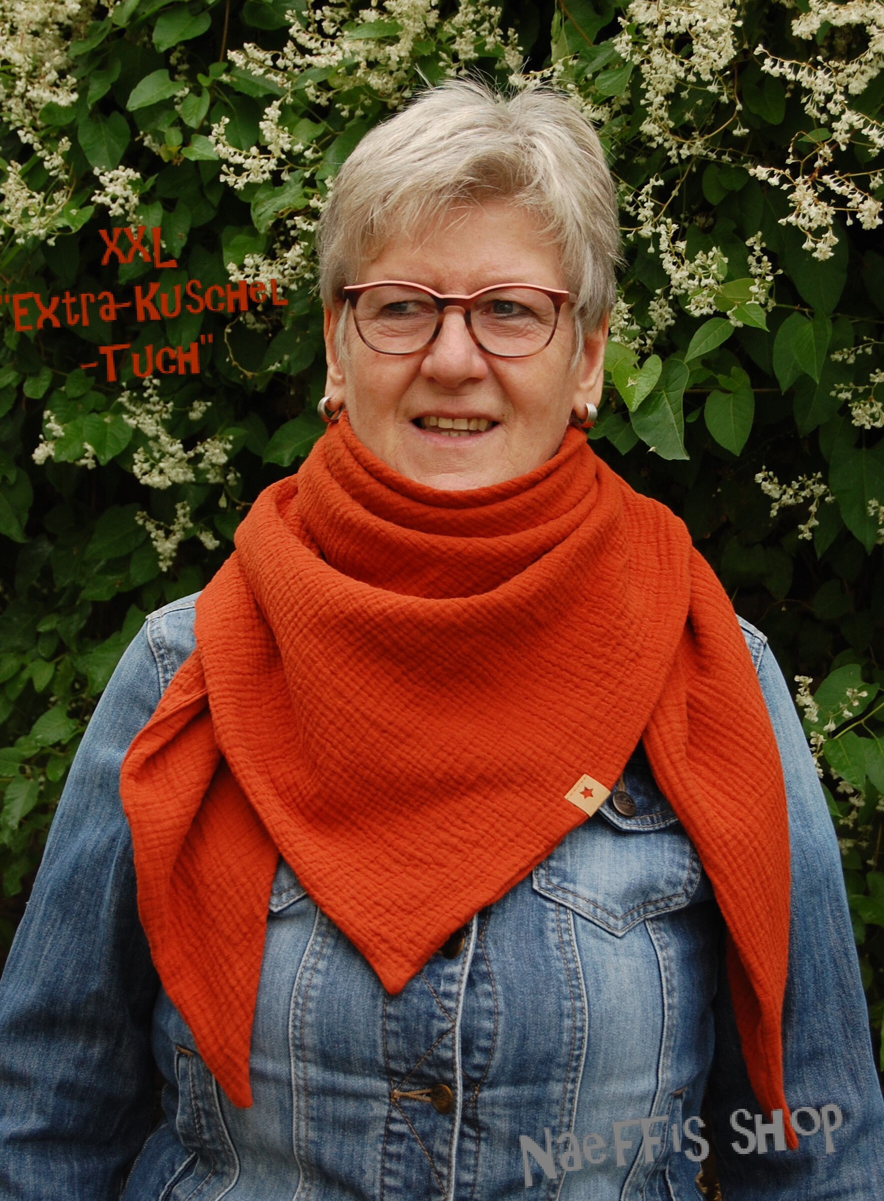 XXL-Musselintuch Halstuch aus Musselin Erwachsene XXL-Tuch | Etsy