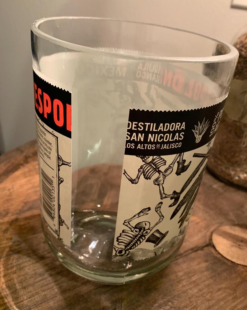 Espolon Tequila Blanco Large Cut Bottle Drinking Glass or Utensil ...