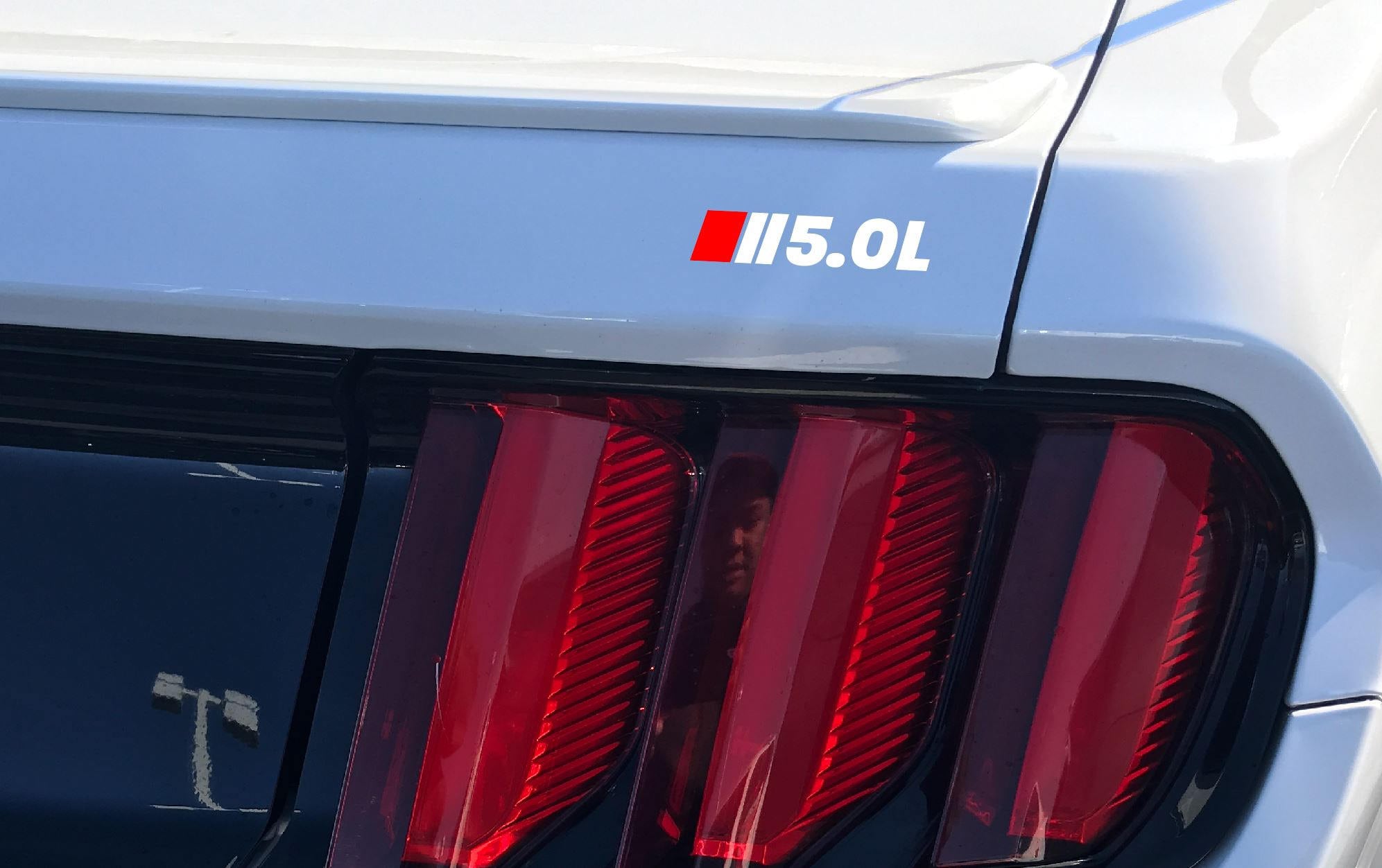 5.0L Badge Decal Sticker Vinyl Emblem Ford Muscle Fits: F150 250 ...