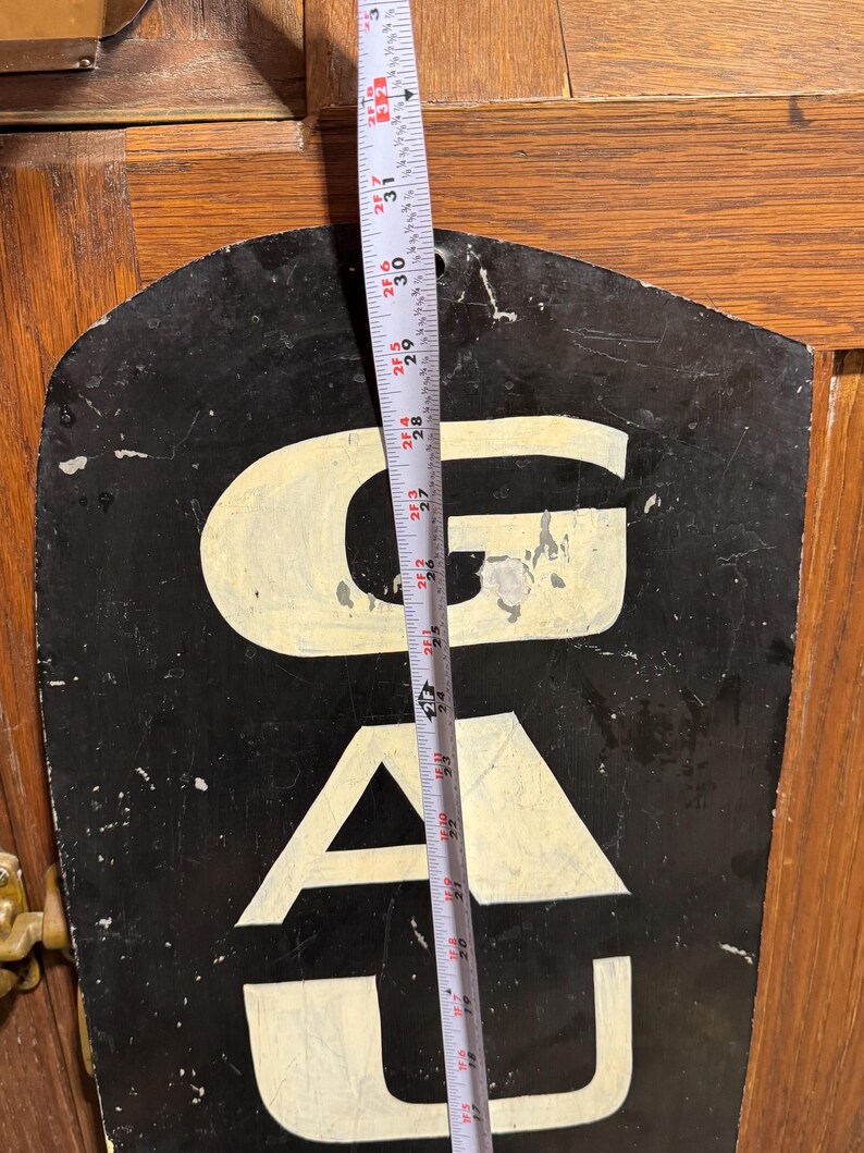Antique Shoe Store Sign – Folk Art Boot Cutout, Hand-painted Mercantile ...