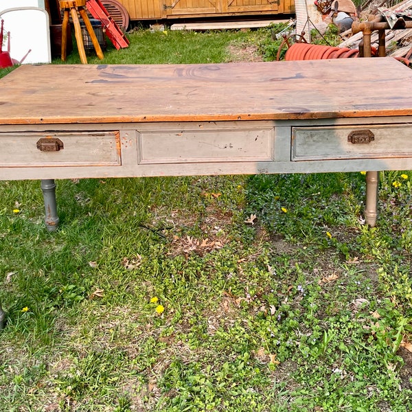 Primitive Work Table - Etsy