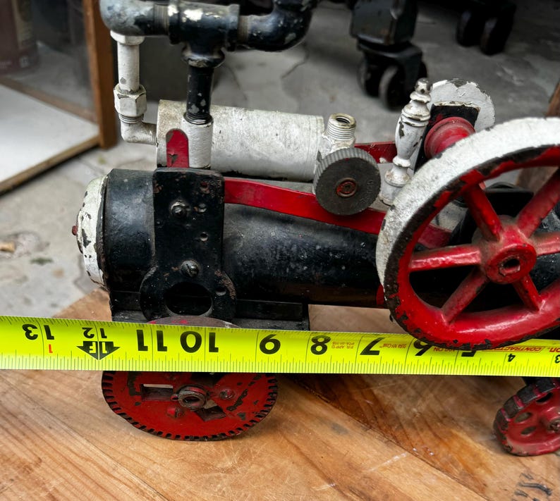 Antique Steam Tractor Model Folk Art - Etsy