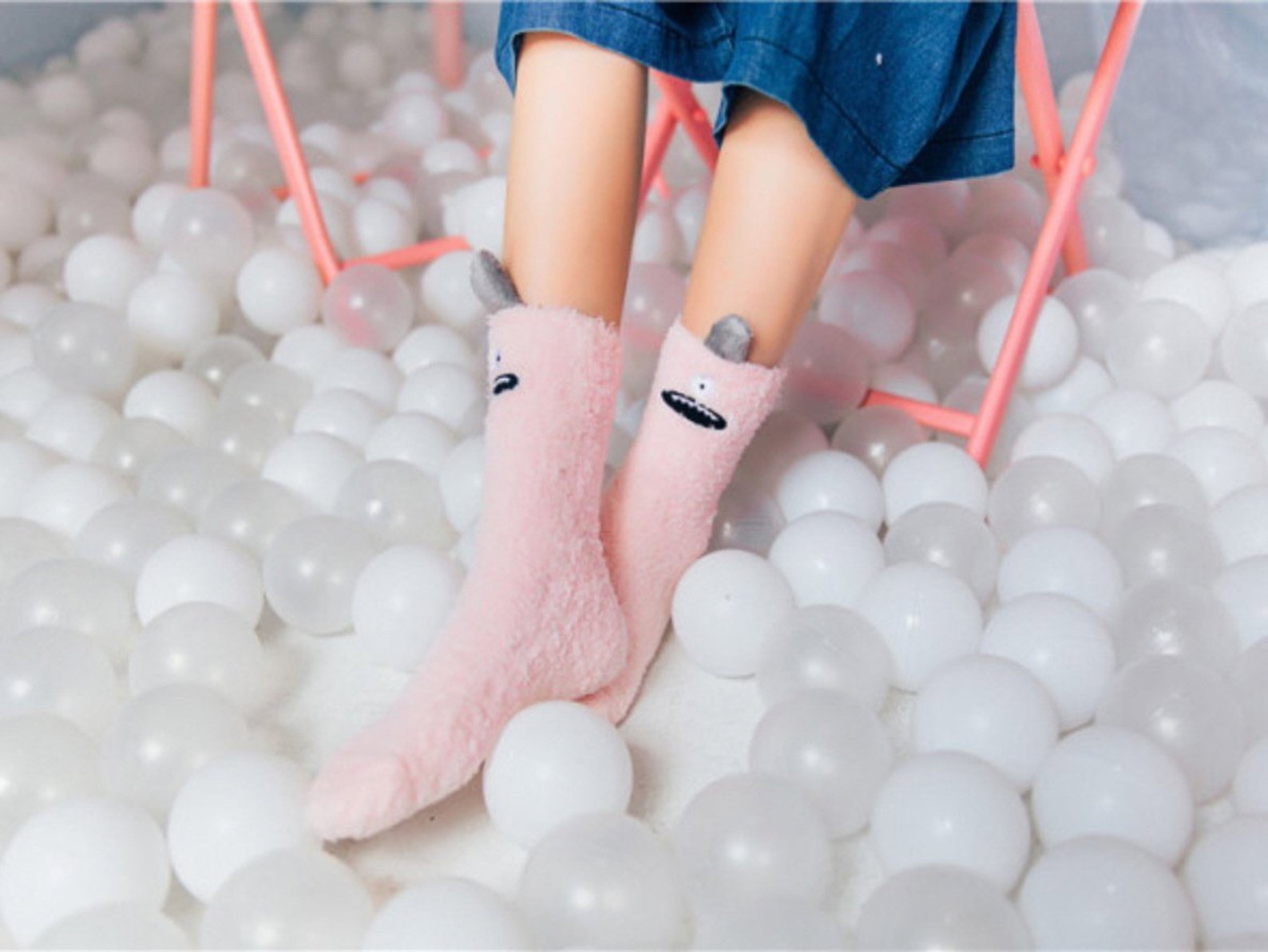 Cute Monster Fuzzy Socks Soft Socks Warm Socks Cute Socks - Etsy