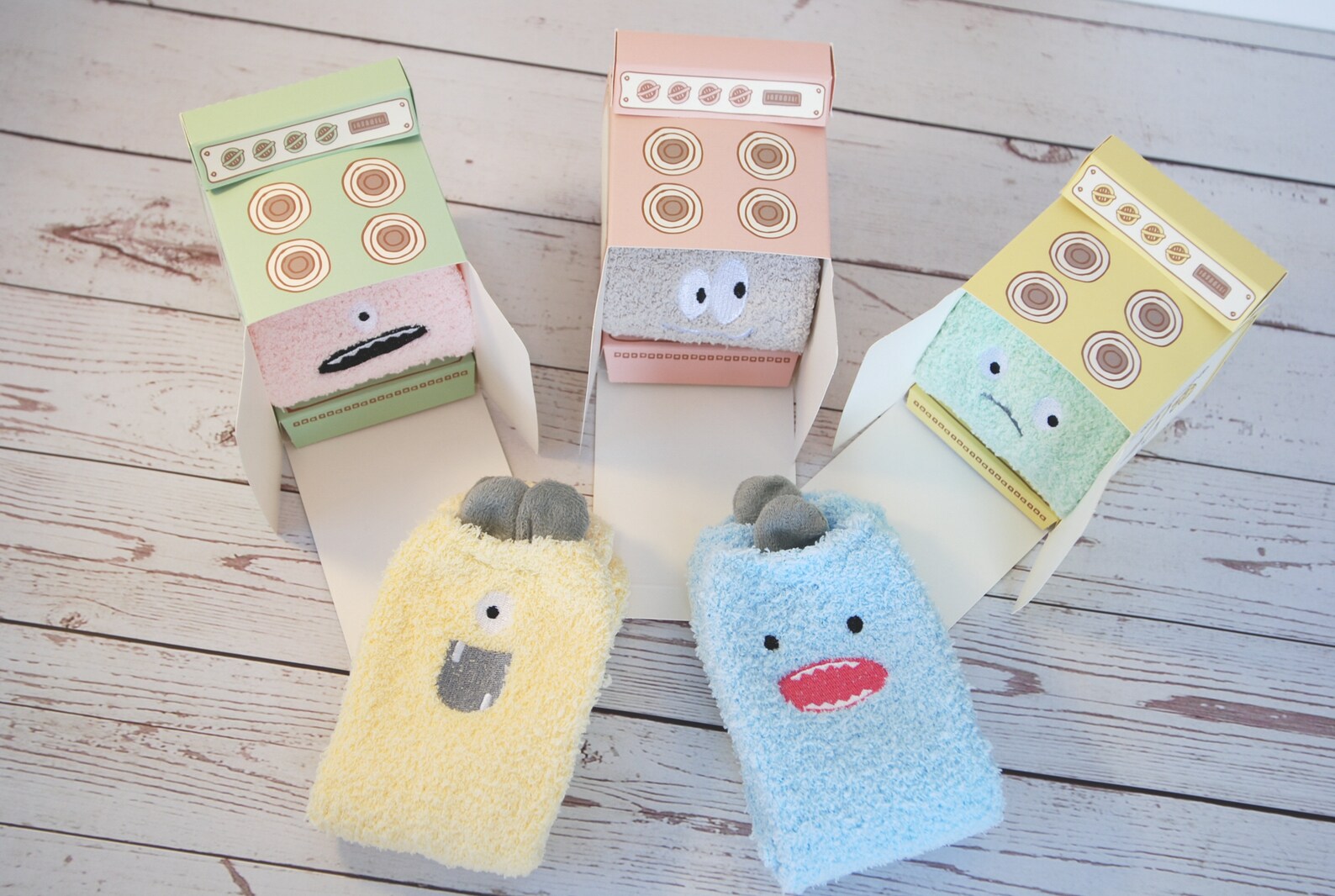 Cute Monster Fuzzy Socks Soft Socks Warm Socks Cute Socks - Etsy