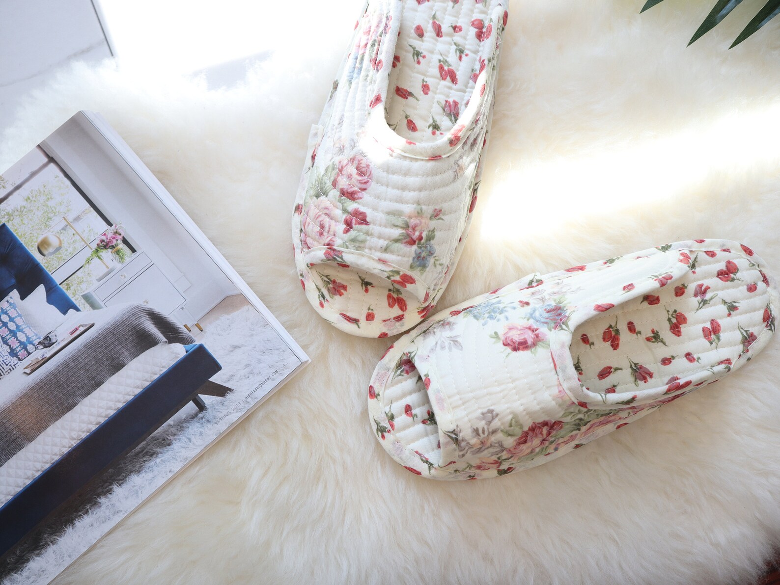 Indoor Slippers Large Size Slippers Quilted Slippers Socks - Etsy