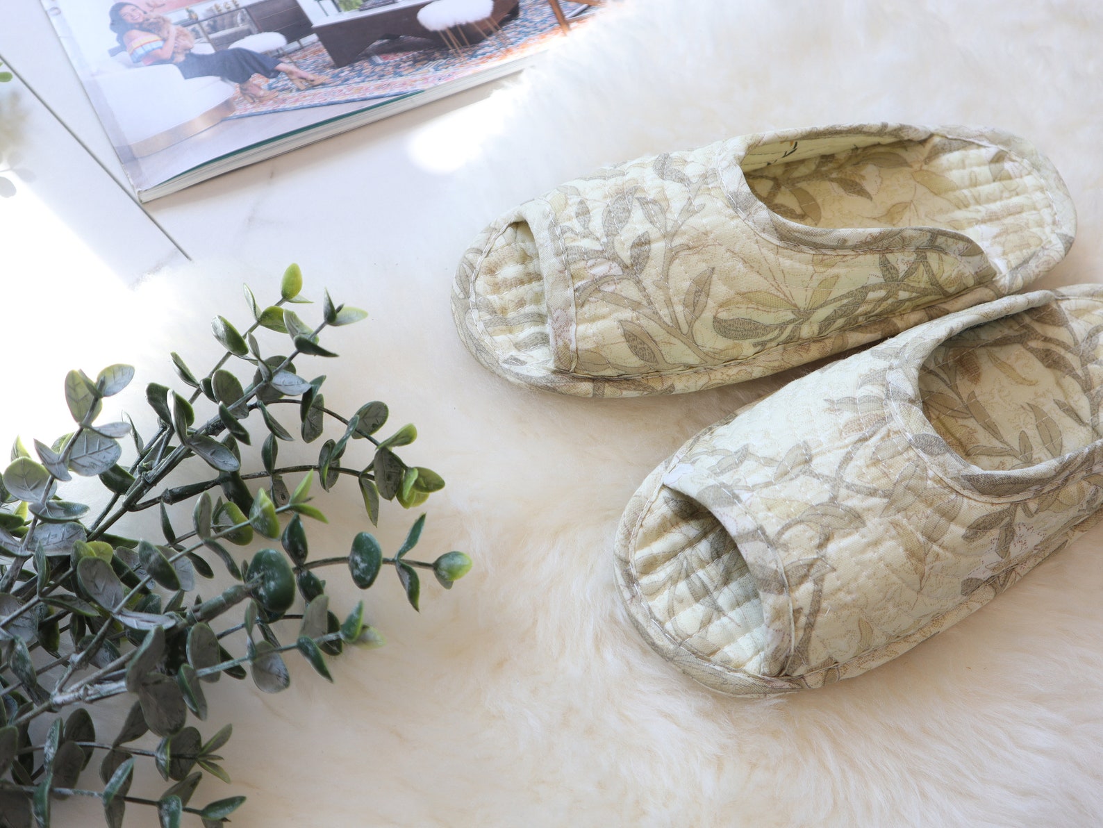 Indoor Slippers Large Size Slippers Quilted Slippers Socks - Etsy