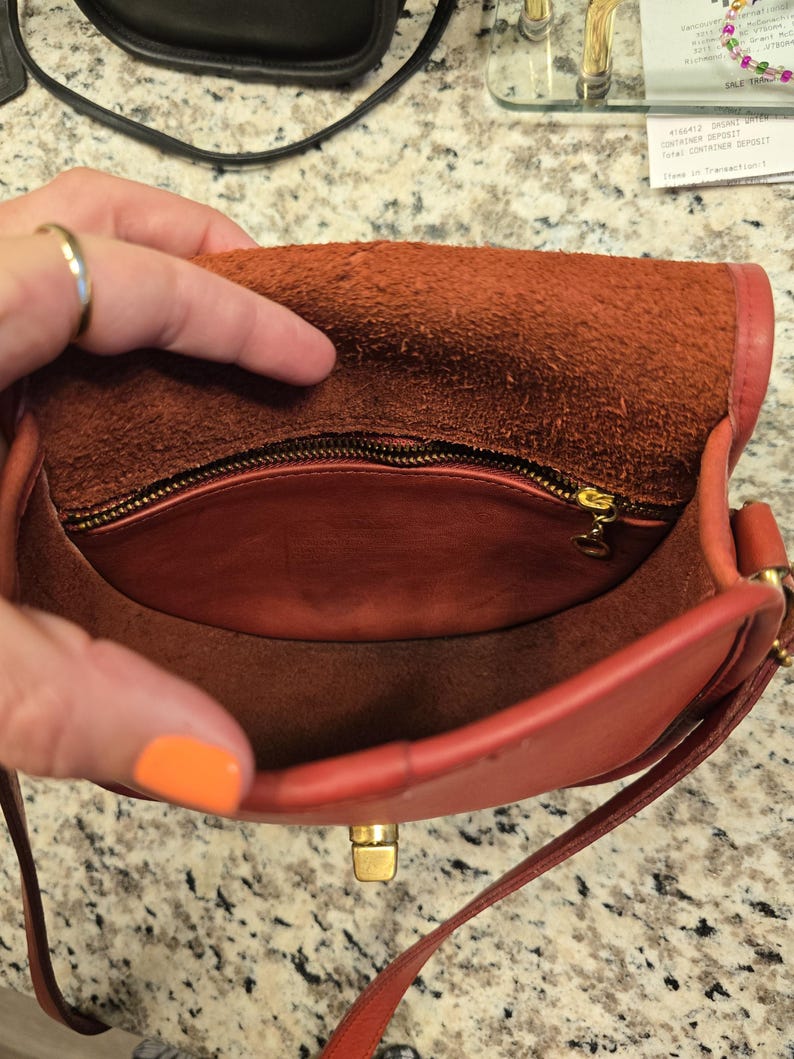 Vintage Coach Watson Bag 9981 Red - Etsy