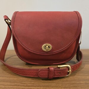 Vintage Coach Watson Bag 9981 Red - Etsy