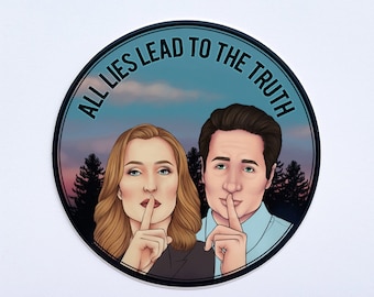 X files sticker | Etsy