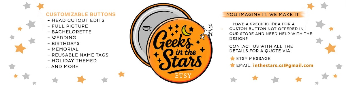 GeeksInTheStars - Etsy