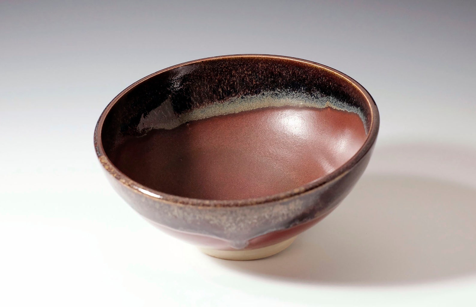 Ceramic Serving, Soup or Noodle Bowl, Handmade, Red and Rust With ...