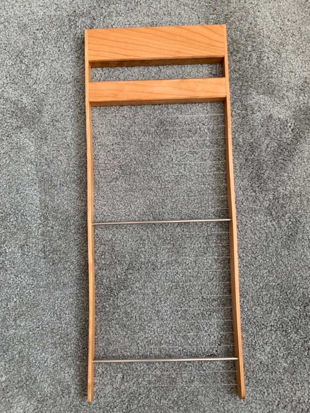 Handmade Cherry Wood Curd Cutter: 1/2" Cut - Stainless Steel Wires - Etsy