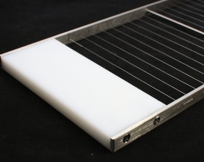 Stainless Steel 1/2" Cut Curd Cutter Handmade Dishwasher Safe HDPE Curd ...