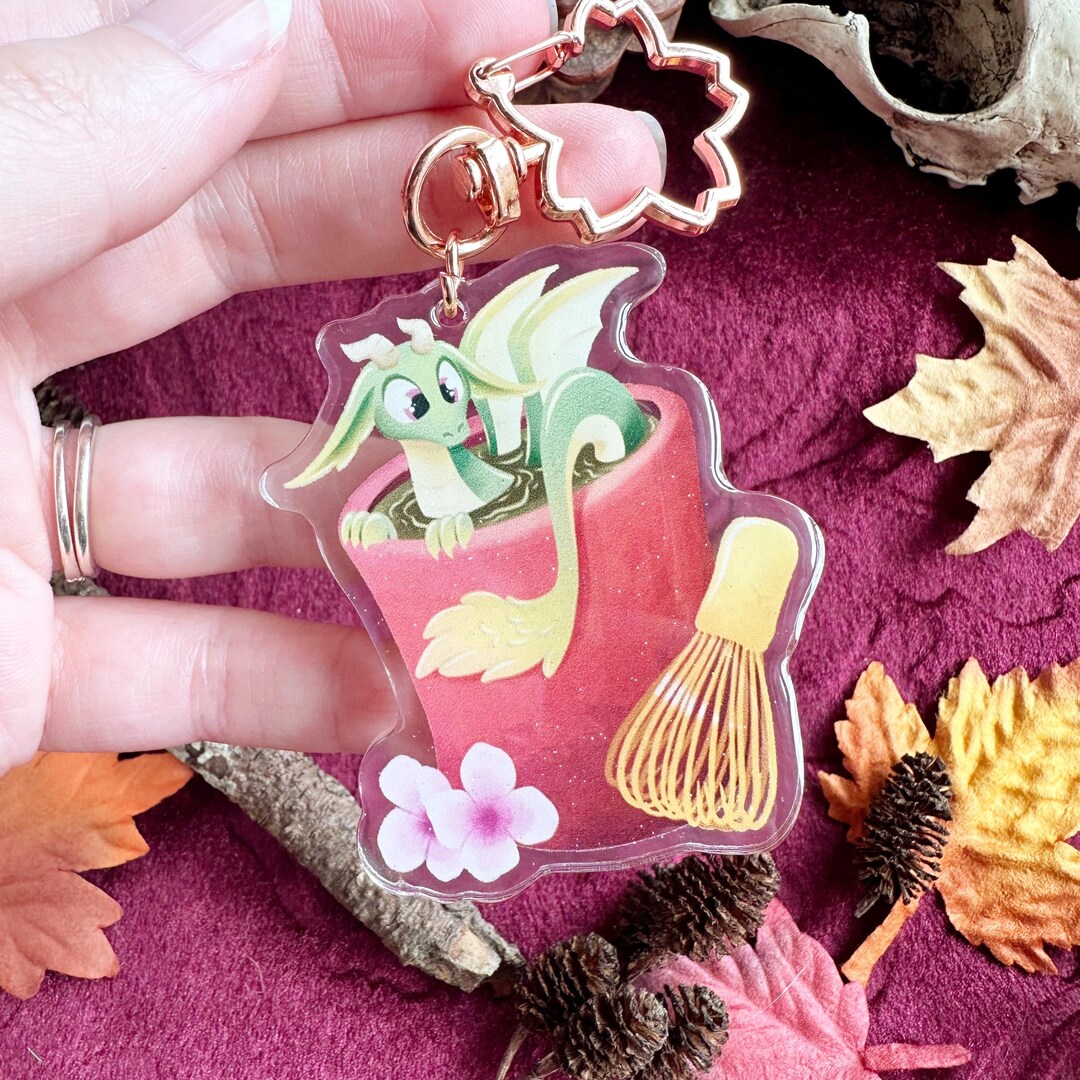 Matcha Dragon - CHARM - Etsy