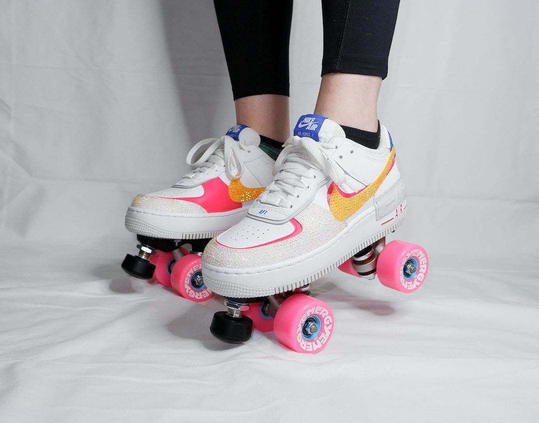 Custom Nike Air Force 1 Roller Skates: Size 7W - Etsy