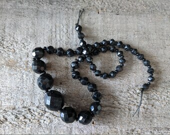 Black Jet Beads | Etsy