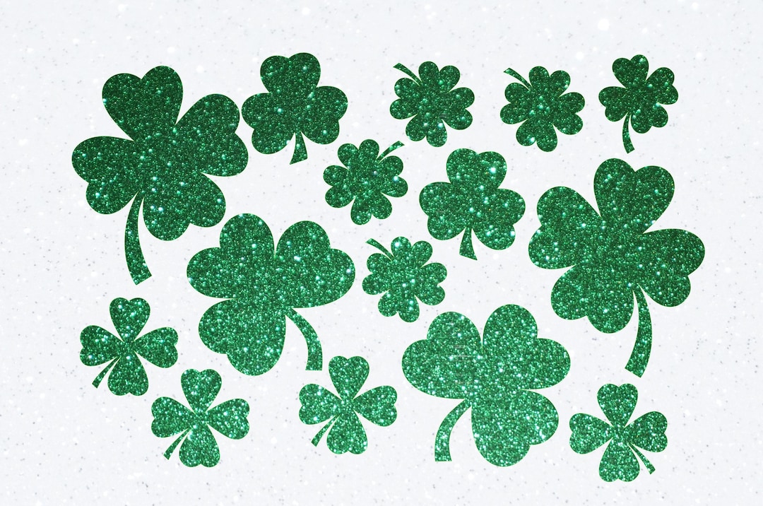 Iron-on Image Clover Leaf Sticker Hotfix Iron-on Image Textile Sticker ...
