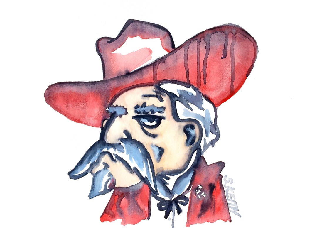 Colonel Reb Watercolor - Etsy