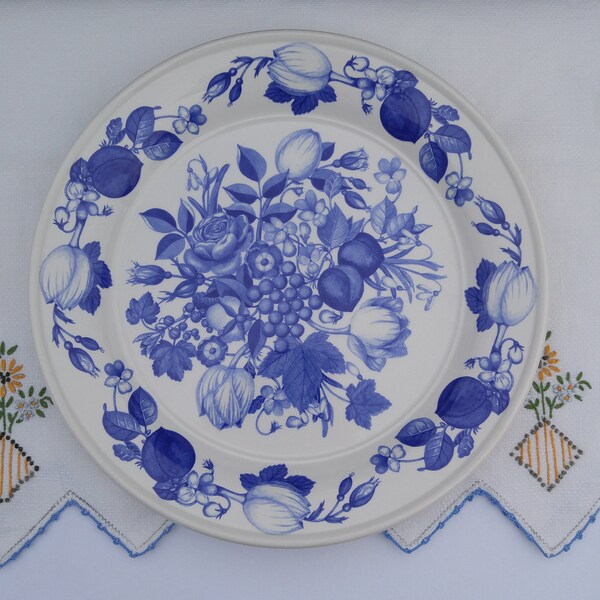 Blue White Plate - Etsy