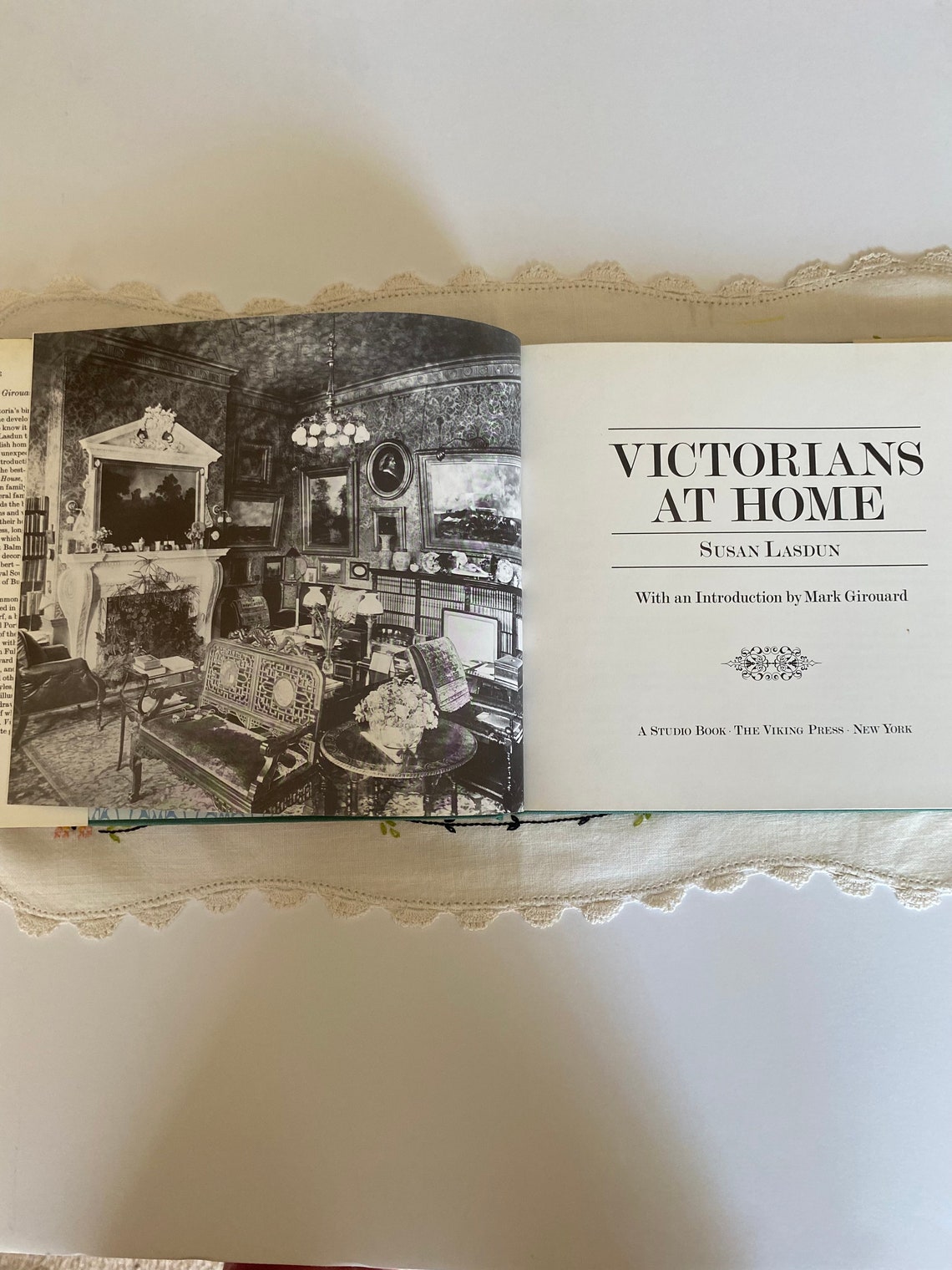 Victorians at Home, by Susan Lasdun; Vintage Hardcover Decor Book ...