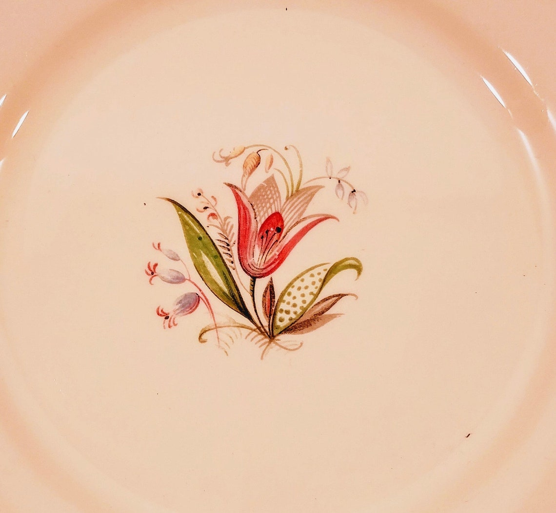 New Hall Pottery Romney Pattern Dinner Plate 10 Available | Etsy