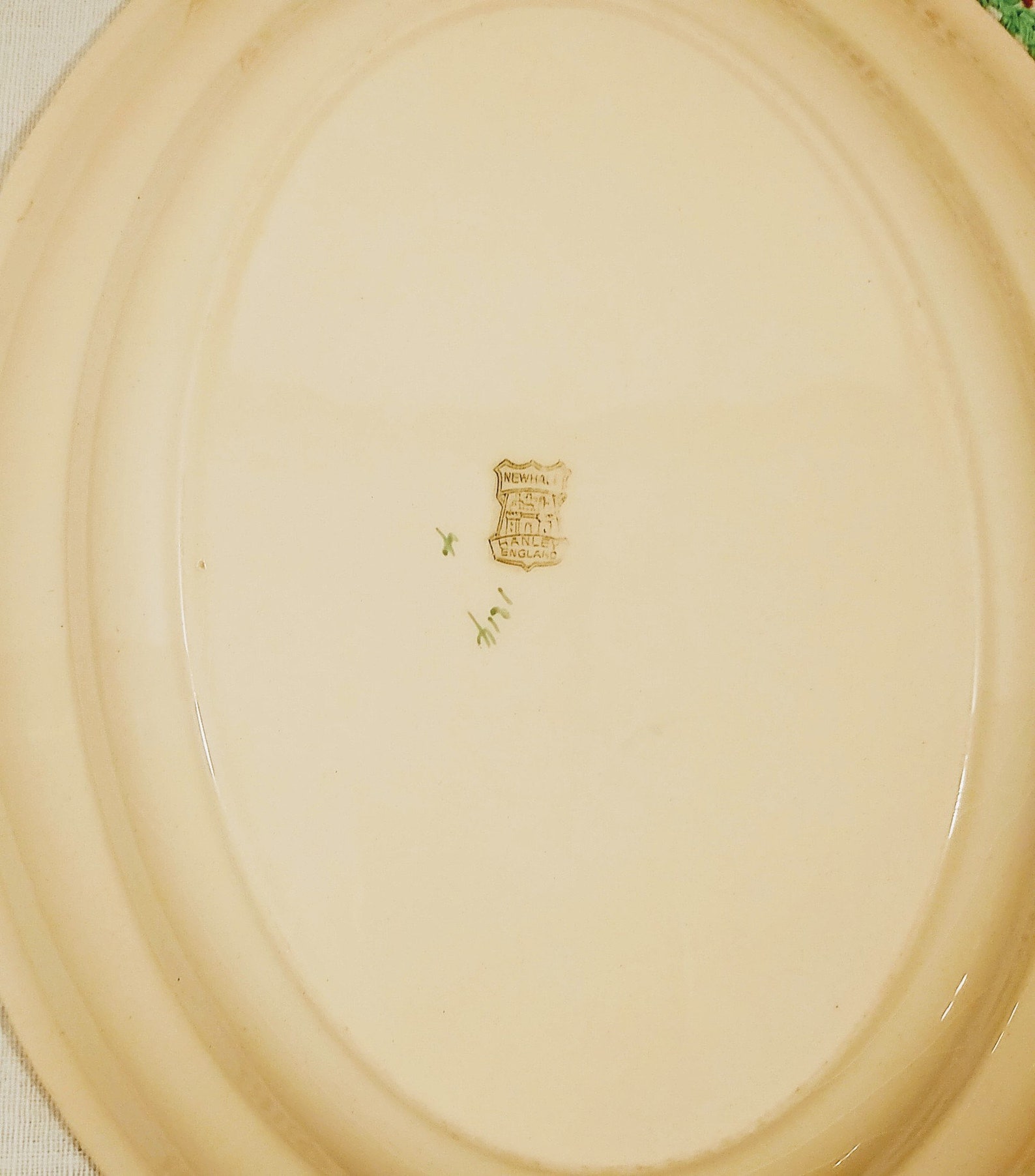 New Hall Pottery Romney Pattern Serving Platter Vintage New - Etsy