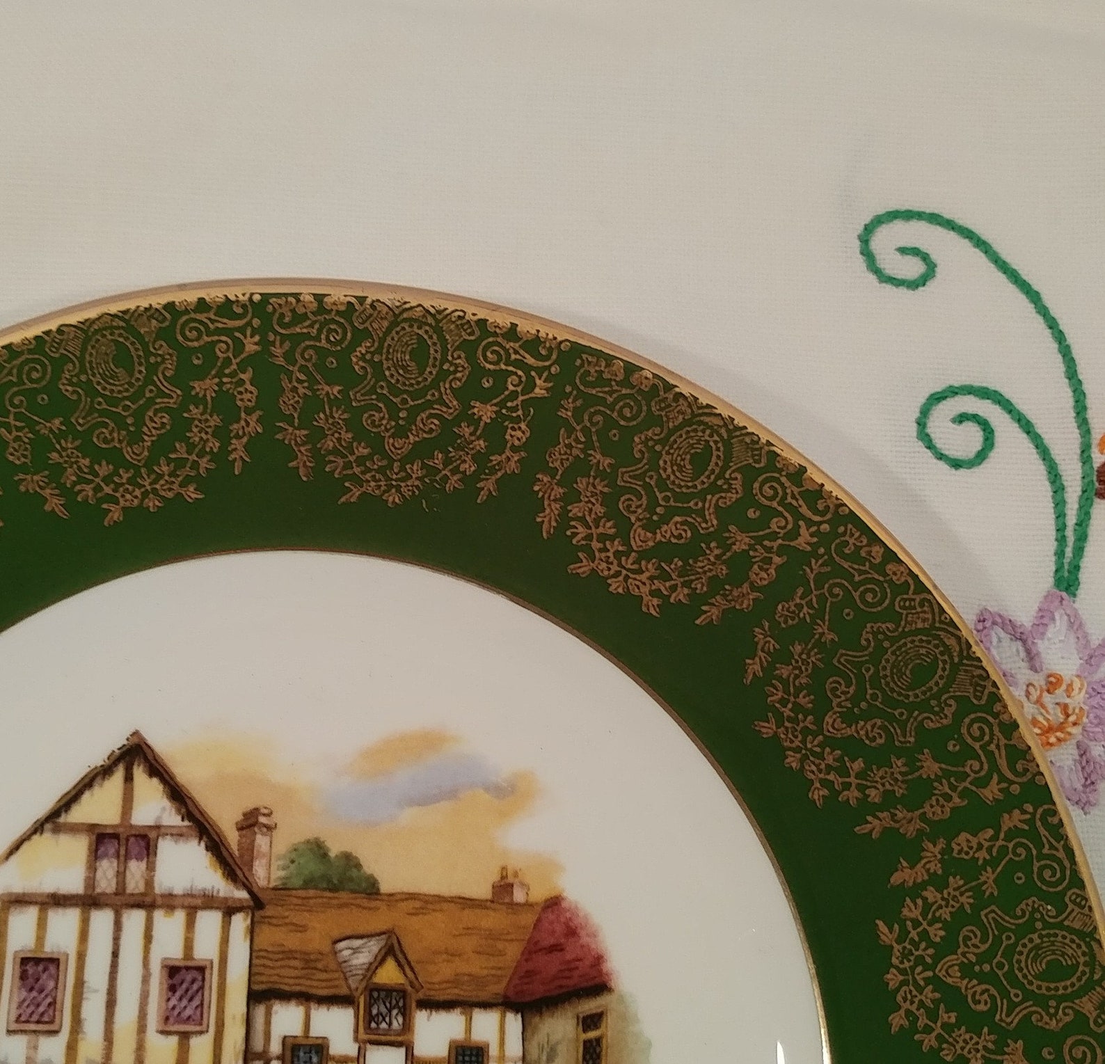 Royal Falcon Ware Old Coach House York Gift Plate Vintage | Etsy