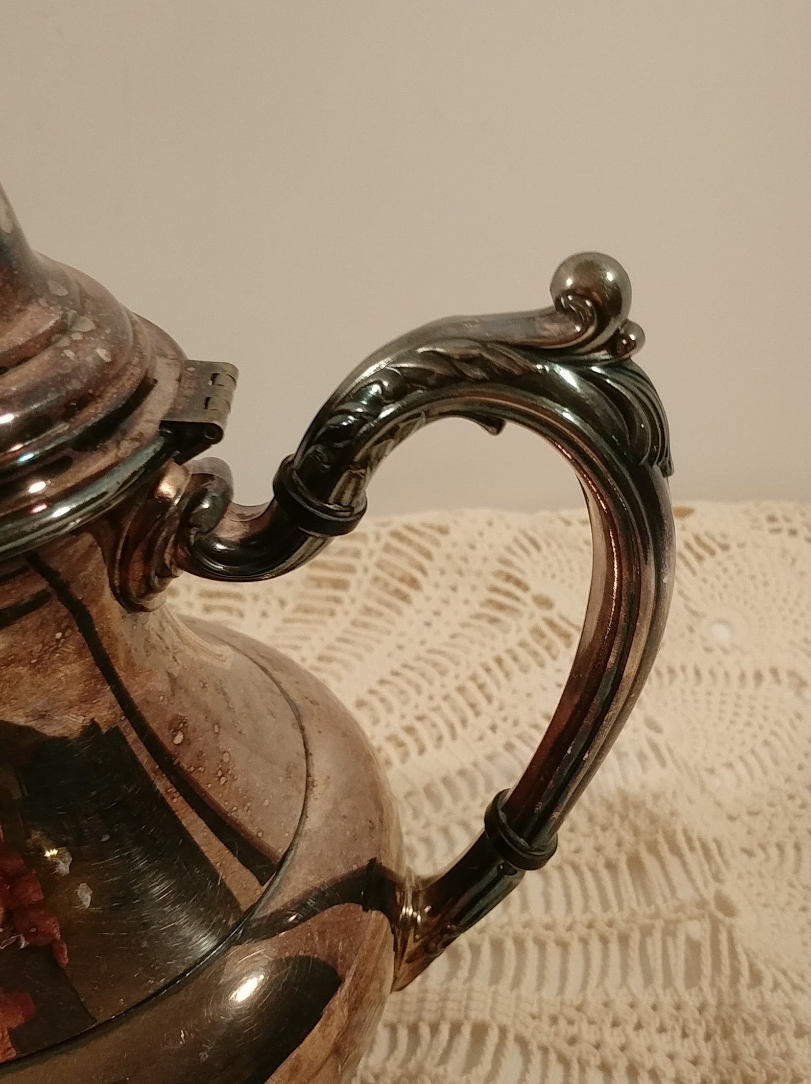 Vintage Oneida Silver Silverplated Coffee Pot Sea Crest - Etsy