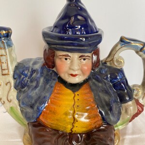 Antique Toby Parliament Judge Teapot, Full Size, Staffordsmire; Antique ...
