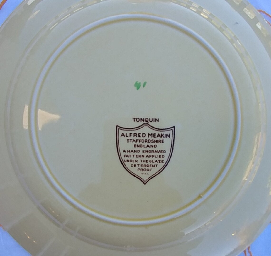 Alfred Meakin Tonquin Five Color Transferware Plate Vintage | Etsy