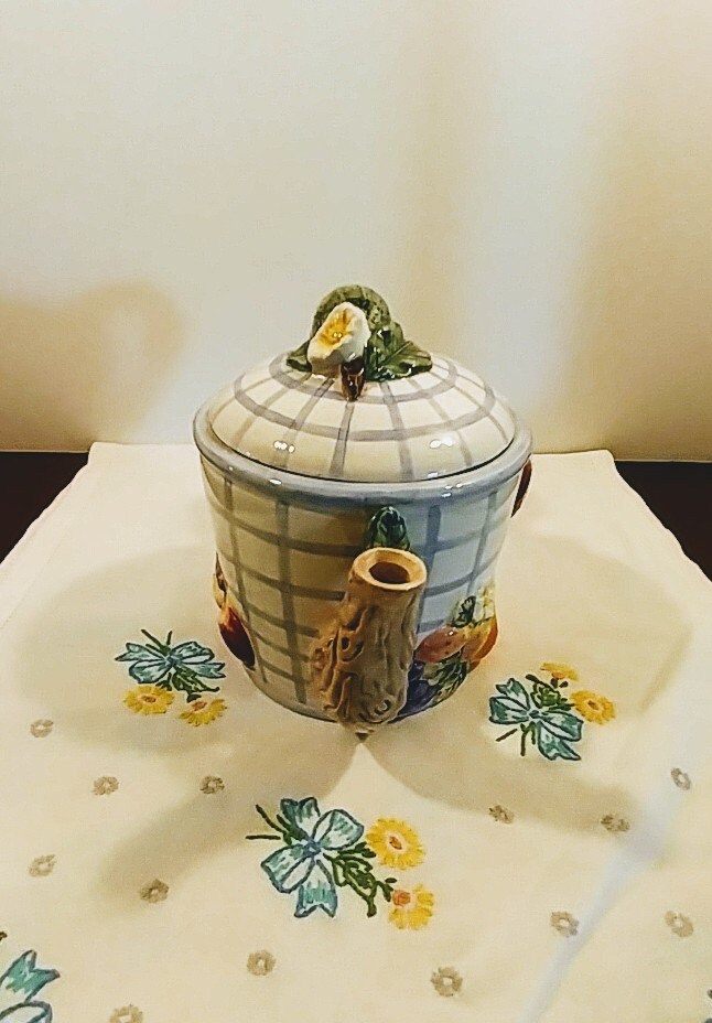 Fitz & Floyd Omnibus Summer Fruits and Berries Figural Teapot - Etsy