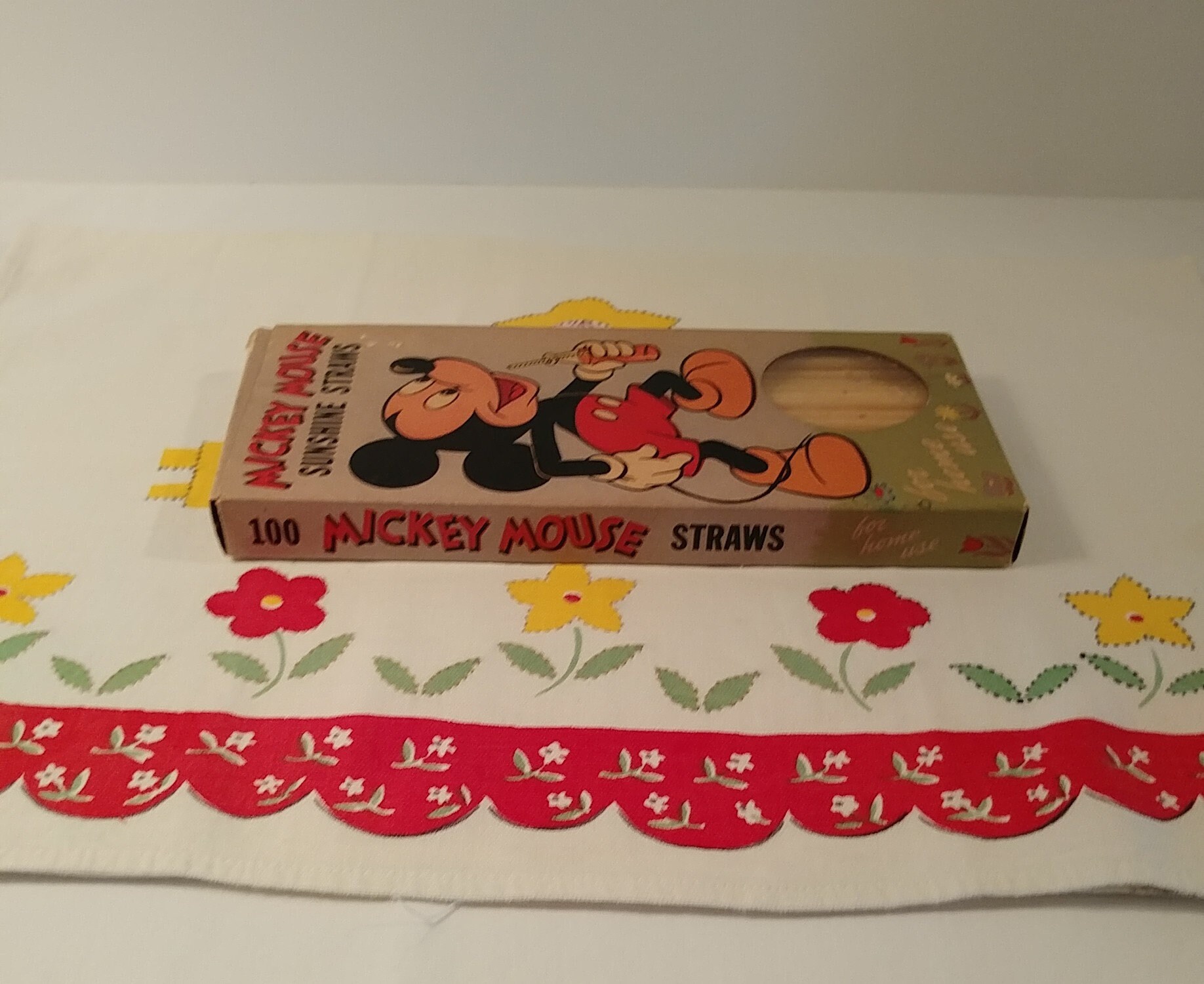 Fun Vintage Disney's Mickey Mouse Sunshine Straws; Vintage Disney ...