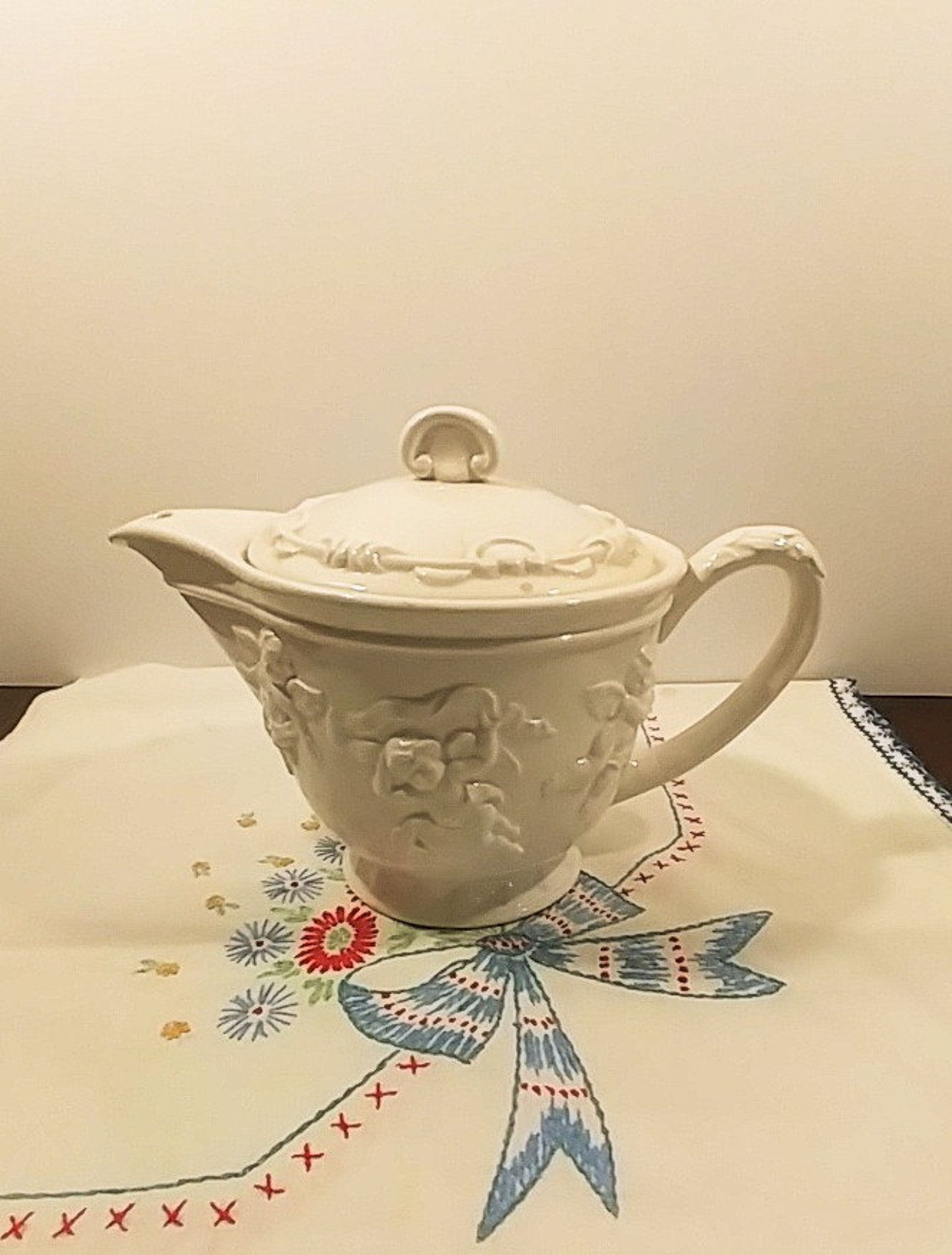 Cherub Angels Teapot by Fitz & Floyd Omnibus Full Size - Etsy
