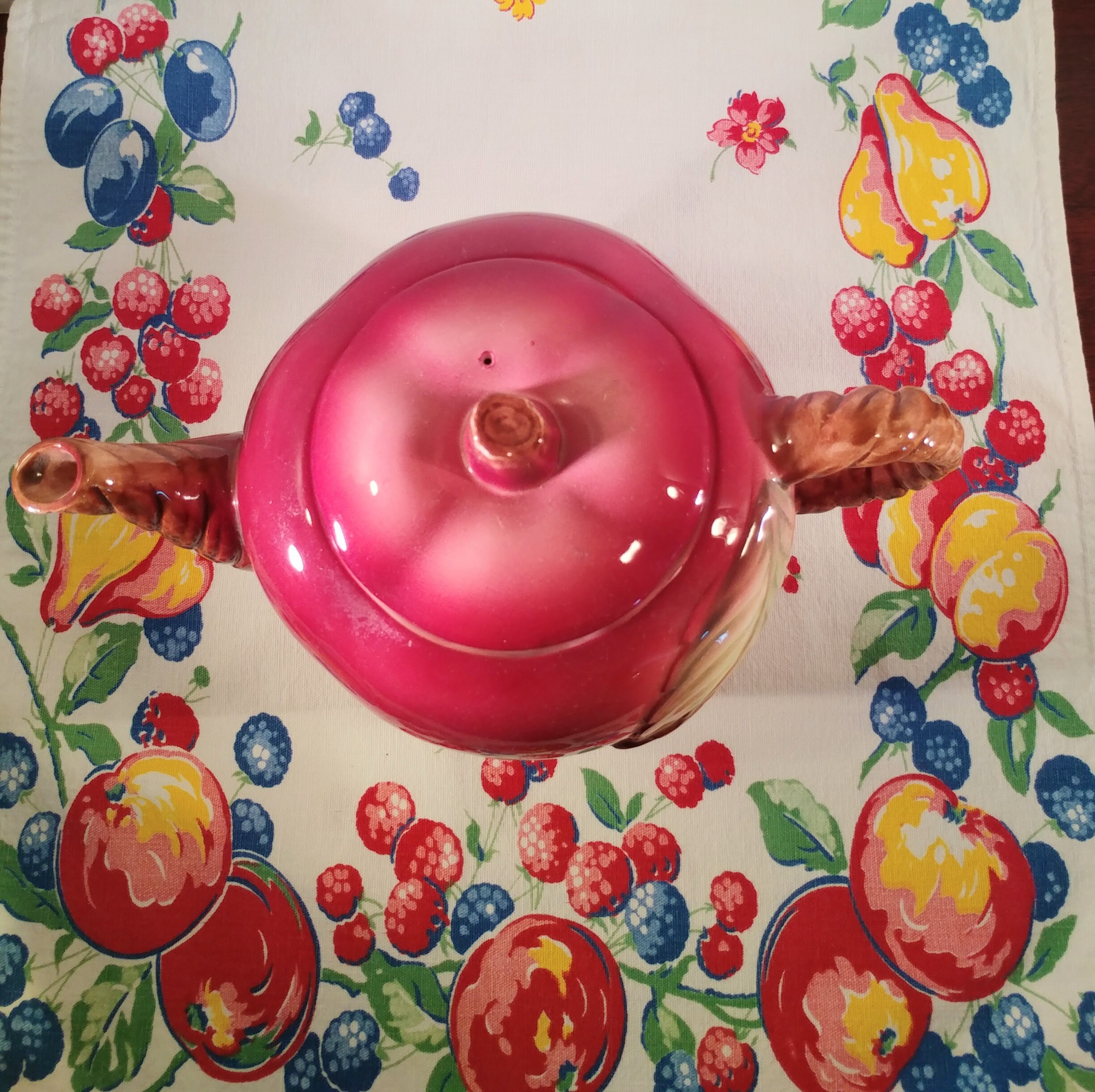 Luscious Red Apple Teapot Full Size Vintage Teapot Figural | Etsy