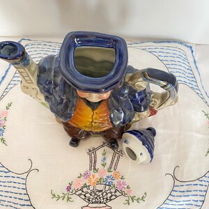 Antique Toby Parliament Judge Teapot, Full Size, Staffordsmire; Antique ...