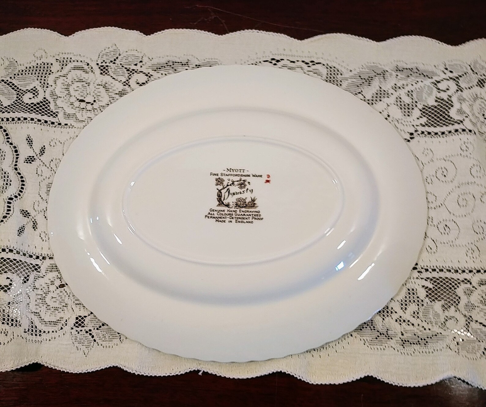 Myott Indian Tree Brown Oval Serving Platter Vintage Myott - Etsy