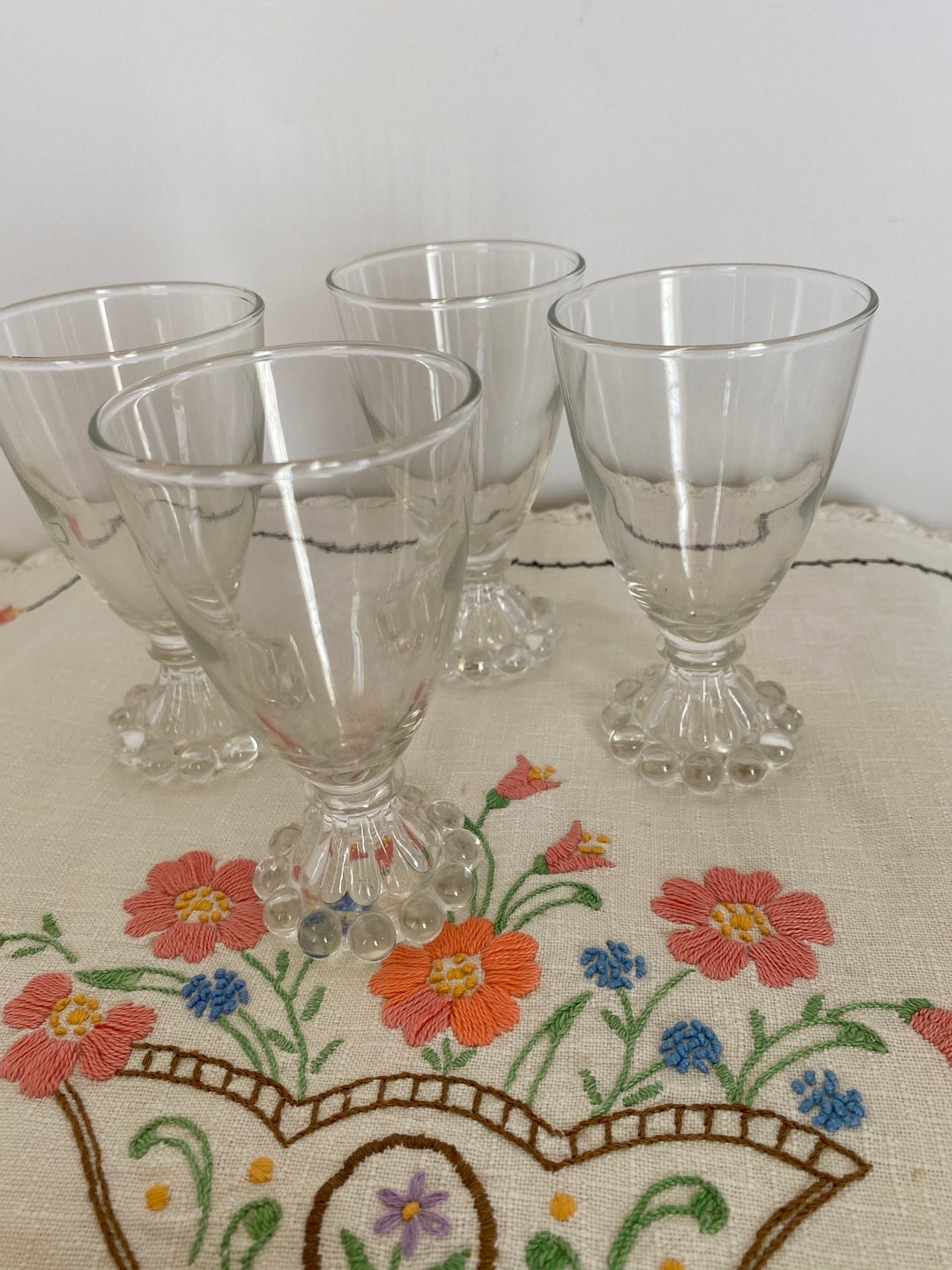 Vintage Anchor Hocking Boopie Glass Liquor Cocktail Glasses, Set of 4 ...