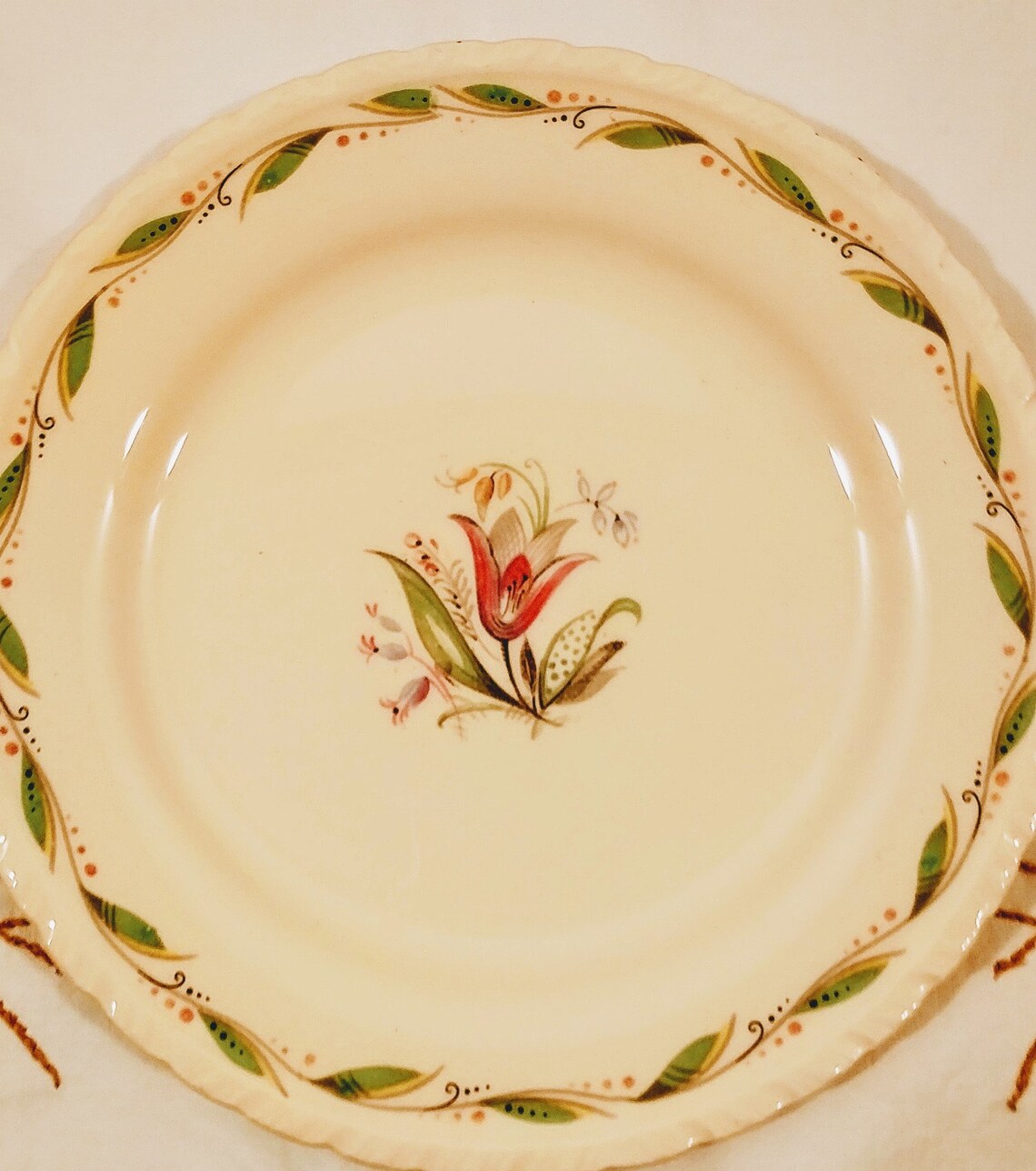 New Hall Pottery Romney Pattern Side Plate - Set of 4 Side Plates ...