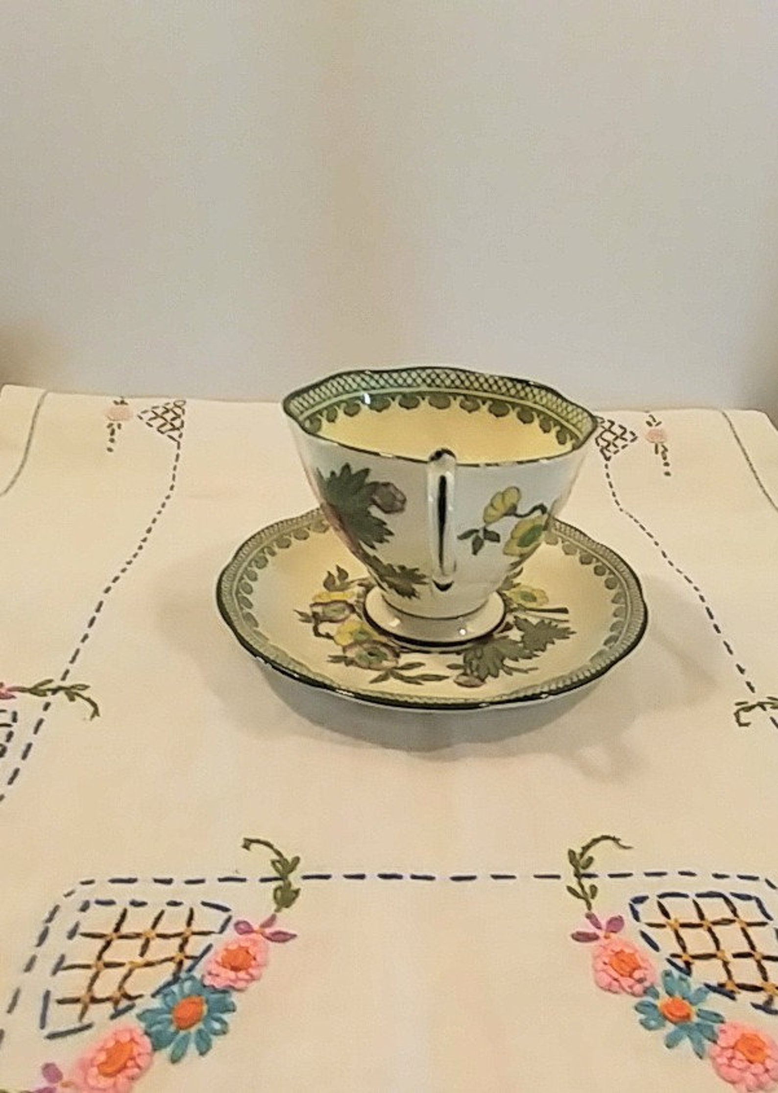 Royal Albert Canton Pattern Footed Cup and Saucer Set Two - Etsy