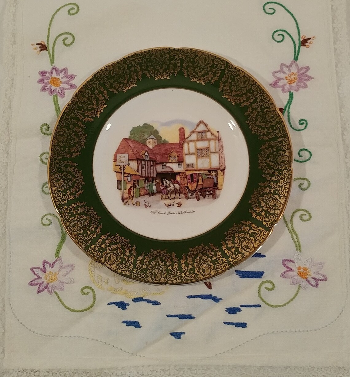 Royal Falcon Ware Old Coach House Woolhampton Giftware Plate - Etsy