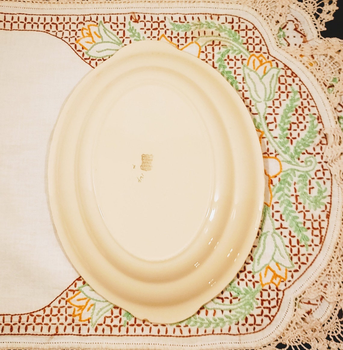 New Hall Pottery Romney Pattern Serving Platter Vintage New - Etsy
