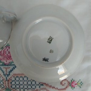 Vintage Wawel China Gold Trimmed Roses Cup, Saucer and Plate Set - 4 ...