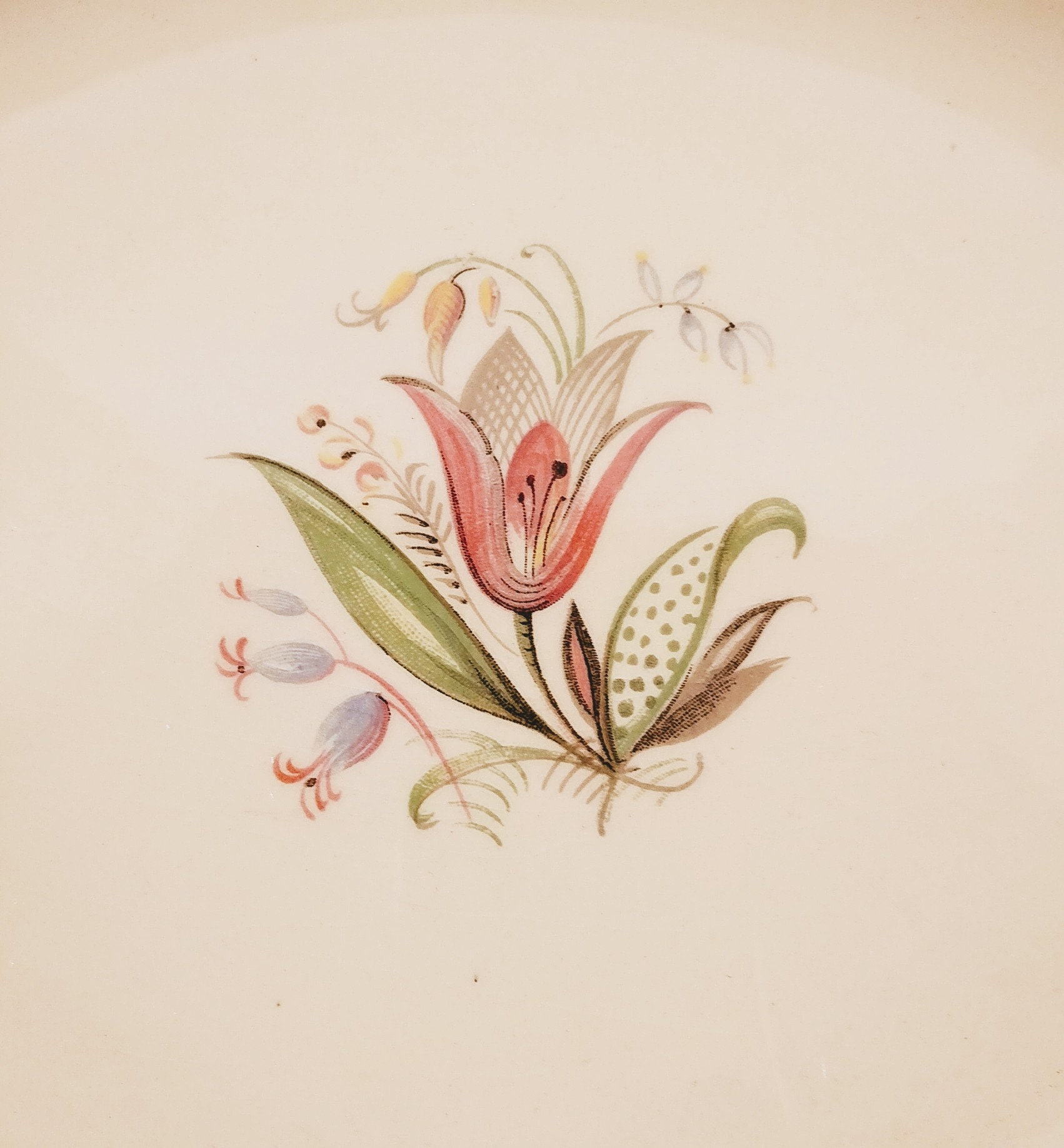 New Hall Pottery Romney Pattern Serving Platter Vintage New - Etsy