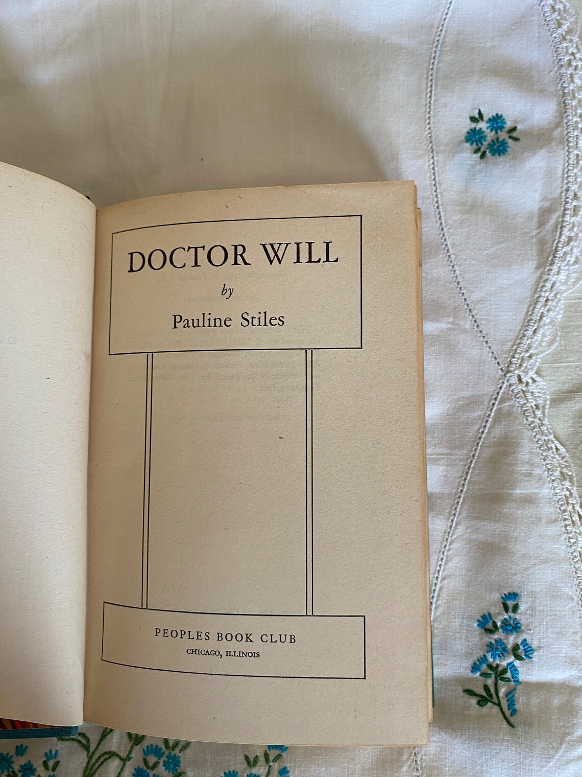 Doctor Will, by Pauline Stiles; Vintage Novel, Doctor Will, Author ...